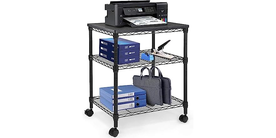 HUANUO 3 Tier Printer Cart