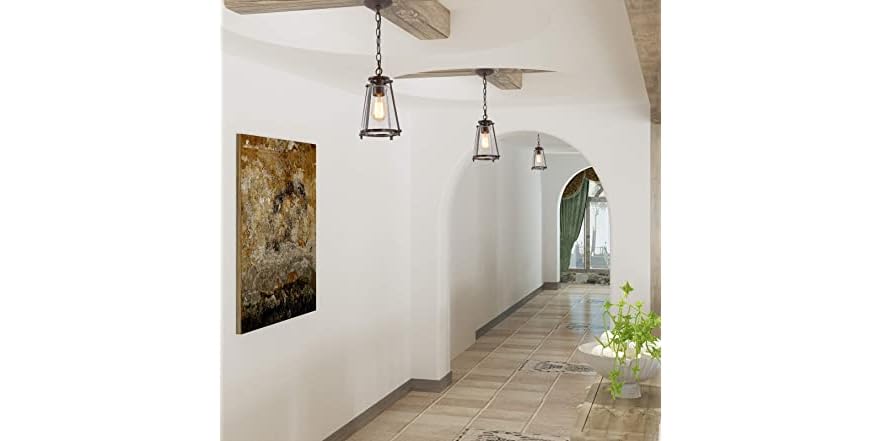 Rustic Hanging Light Fixture