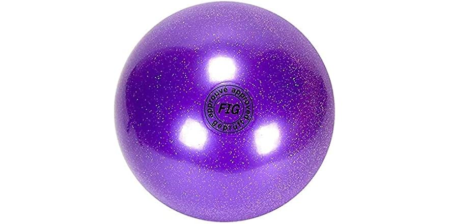 Glitter Purple Exercise Ball