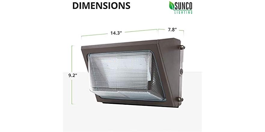 Sunco Lighting 80W LED Wall Pack
