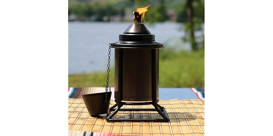 Sunnydaze Multi-Color Outdoor Torches, Set of 4