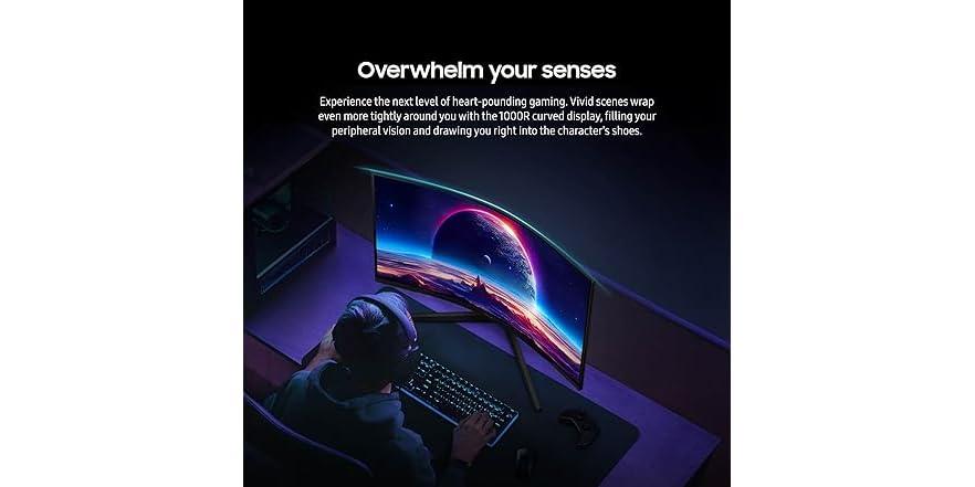 Samsung 27" QHD Monitor | LS27CG552ENXZA (Open Box)