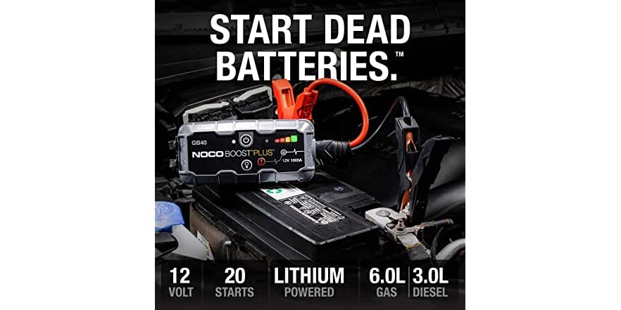 NOCO Boost Plus GB40 (Open Box) 1000 Amp Starter