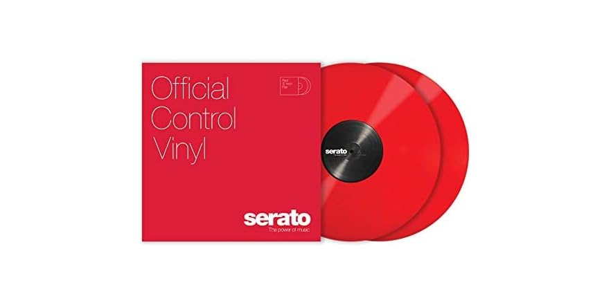 Serato Control Vinyl 12" Pair Red