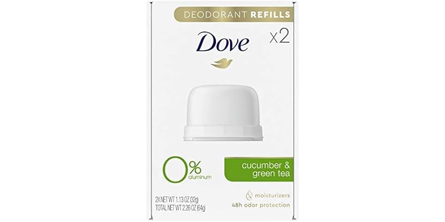 (2 Pack) Dove Deodorant Refills Refill Kit 2 count