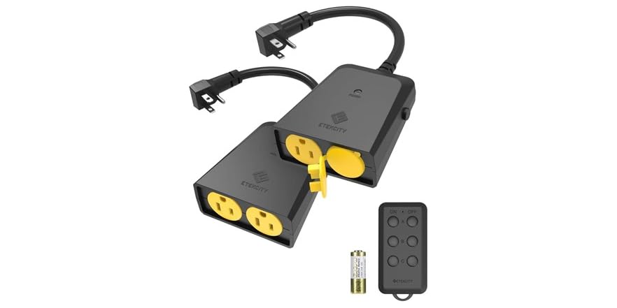Outdoor Remote Control Outlet (2-Pack)