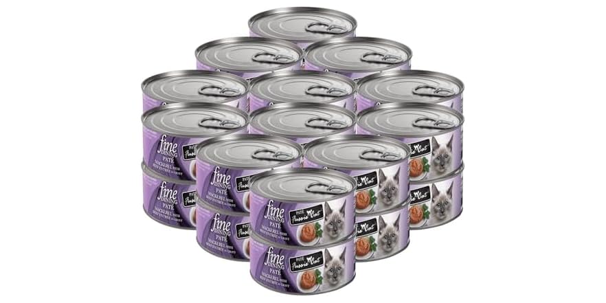 Fussie Cat Fine Dining Pate Mackerel with Beef
