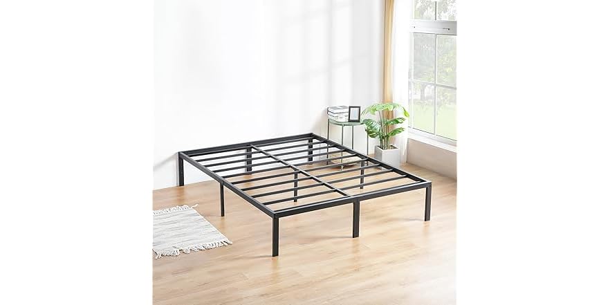 PrimaSleep 18" Full Size Steel Slat Frame