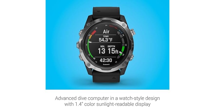 (NEW) Garmin Descent Mk2 Watch-Style Dive Computer