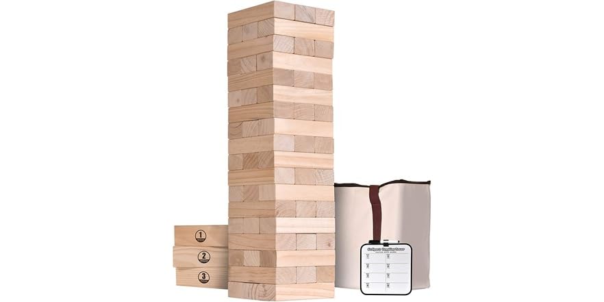 Giant Toppling Tower with Bonus Rules