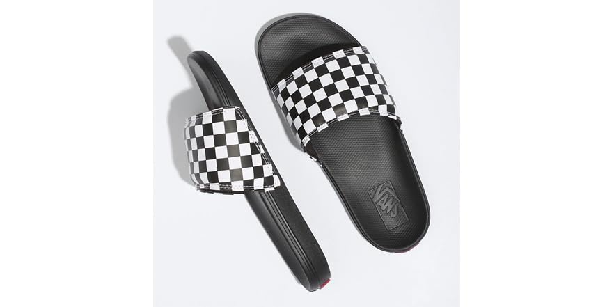VANS La Costa Slide-On Men | Checkerboard True White/Black