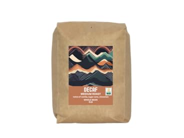 (5lbs) Five Star Coffee Whole Bean Organic Decaf