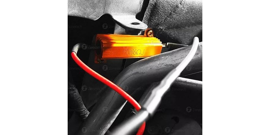 Zone Tech 50W 6Ohm LED Load Resistors