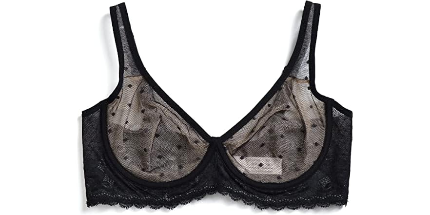 Sheer Mesh Bra, 38B