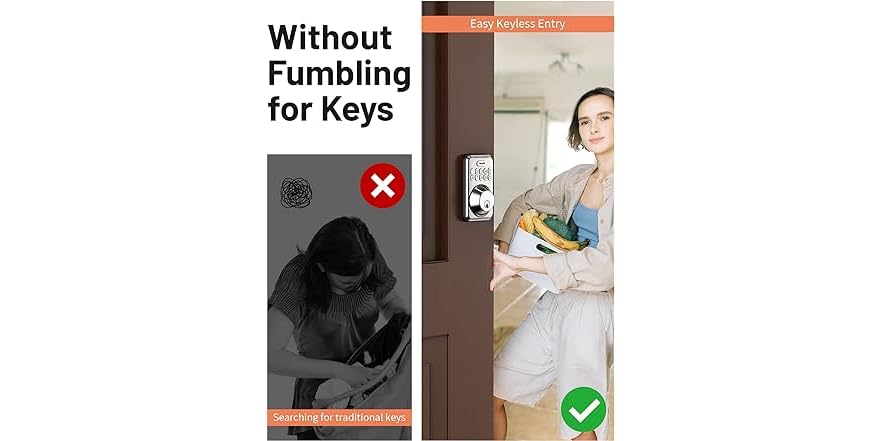 Zowill Electronic Keypad Deadbolt (Open Box)