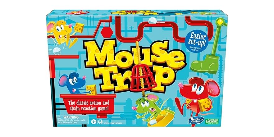 Hasbro Gaming Mouse Trap Board Game