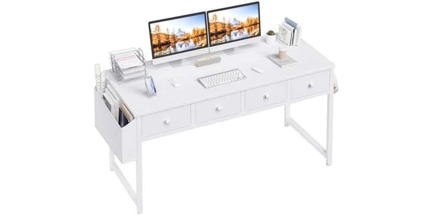 Lufeiya Office Desk with Drawers
