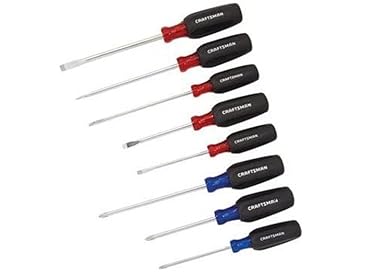 8-Piece Cushion Grip Screwdriver Set