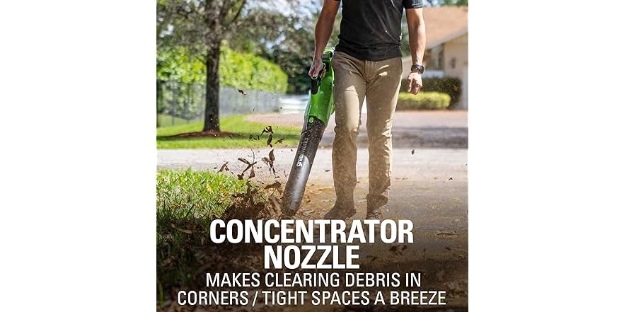 Greenworks 40V 120 MPH Cordless Axial Leaf Blower- (Tool Only)