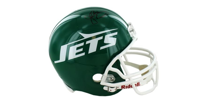 John Riggins Signed Jets Authentic Green 78-89 Helmet