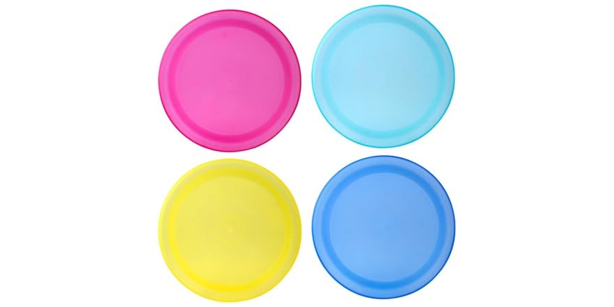 4-Piece Durable Reusable Plate Set