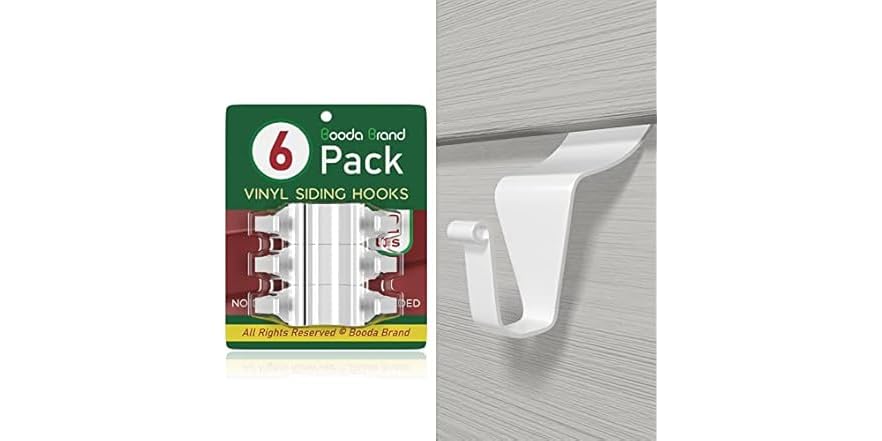 24 Pack Vinyl Siding Hooks