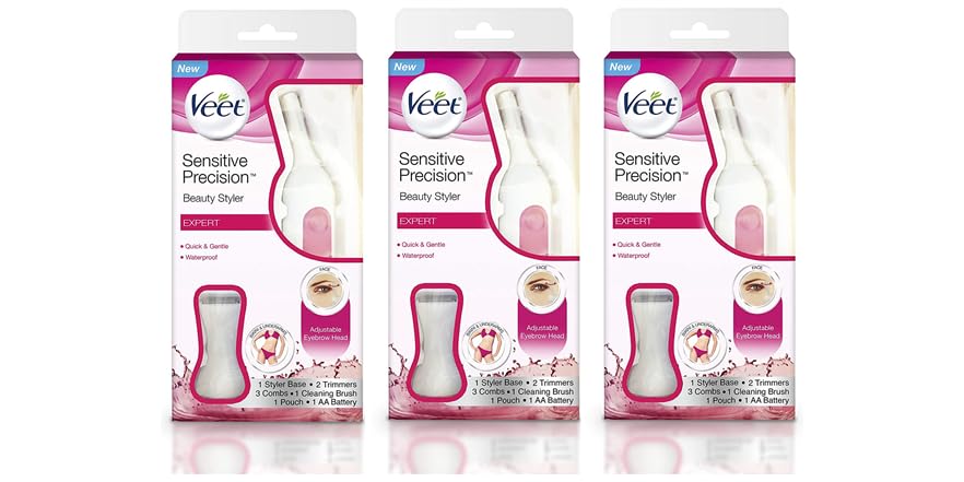 3 PK Veet Sensitive Precision Trimmer