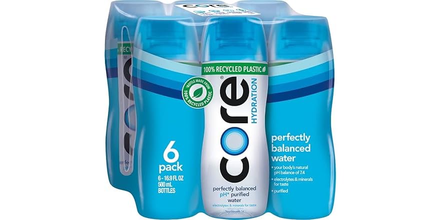 Core Hydration Perfectly Balanced Water 6 Pack