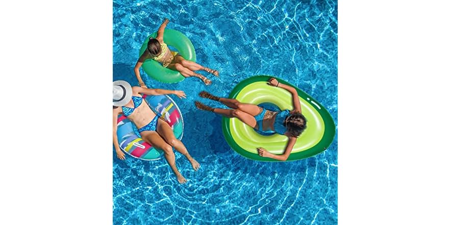 Obuby Inflatable Avocado Pool Float