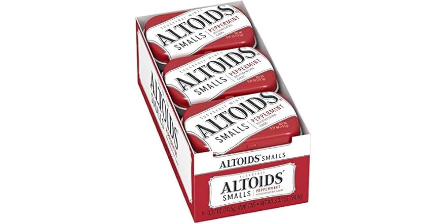 Altoids Smalls Peppermint Breath Mints, 9 Count