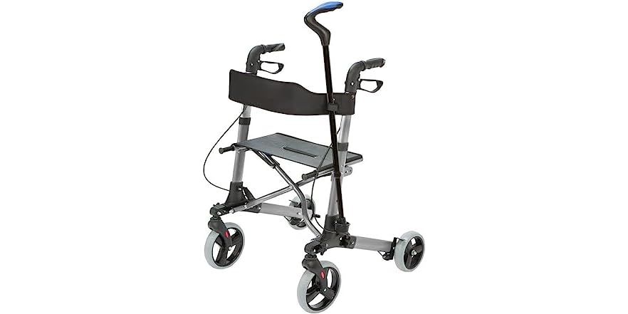 HealthSmart Walker Rollator with Seat