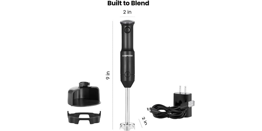 Chefman Cordless Portable Immersion Blender