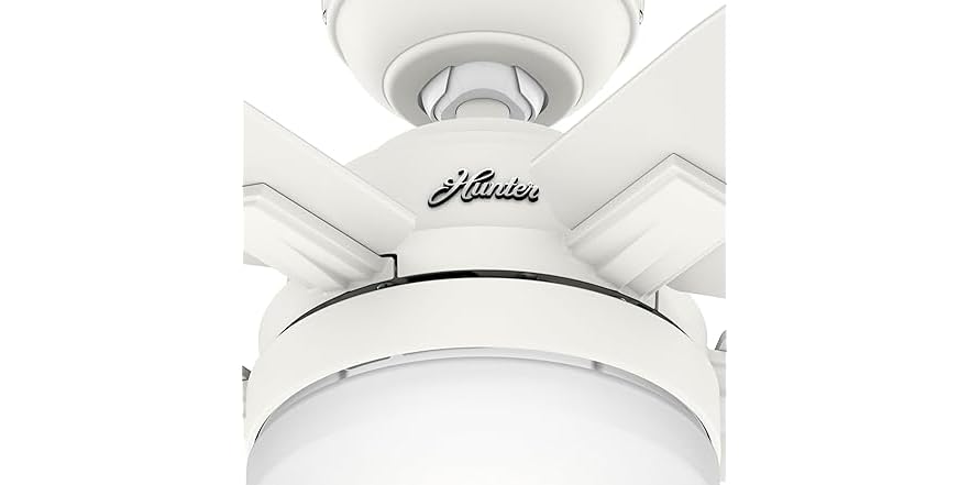 52" Hunter Fan 5-blade Fan White