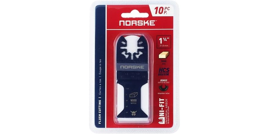 Norske Tools 1-1/4" Multi-Tool Blades (10-Pack)