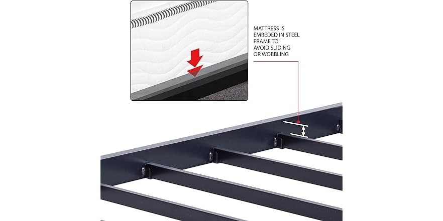 Olee Sleep 18 Inch Heavy Duty Steel Slat