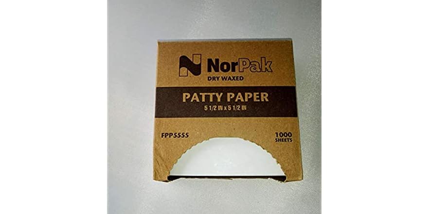NorPak Dry Waxed Patty Paper