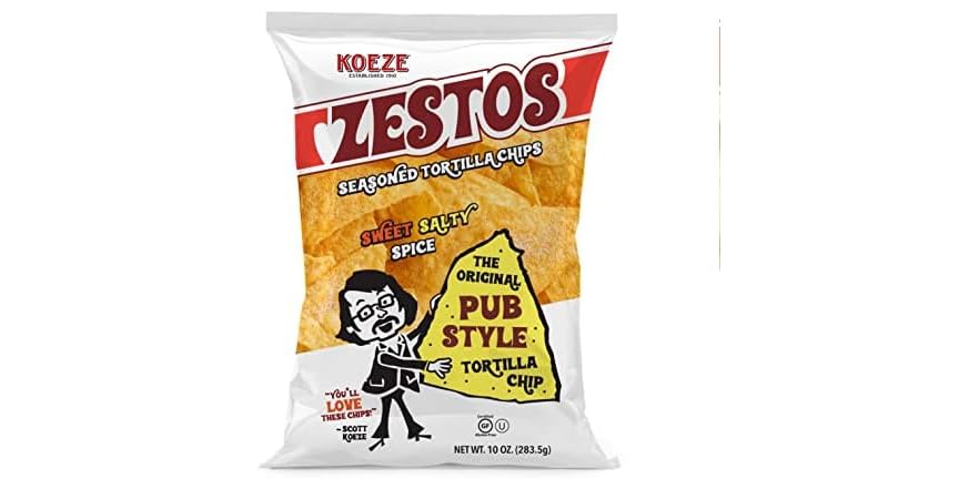 (12 pack) Zestos Seasoned Tortilla Chips 10 oz.
