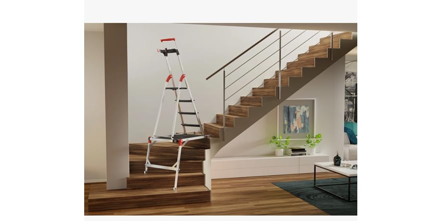 Hailo TP2 Pro Stair Platform – Adjustable Aluminum