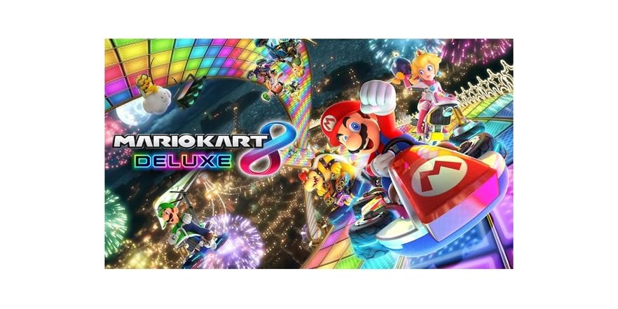 (NEW) Nintendo Switch OLED - Mario Kart 8 Deluxe Bundle (Open Box)