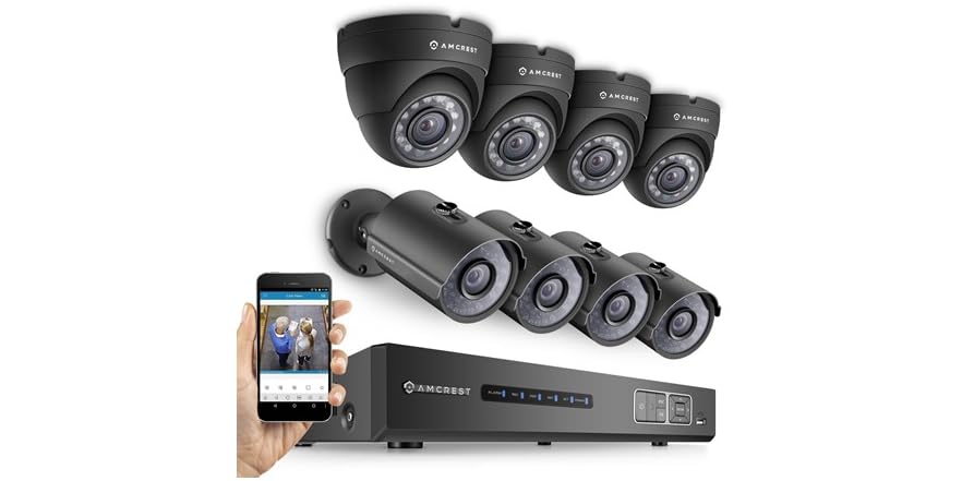 Amcrest 720p 8 Channel DVR Security Systems