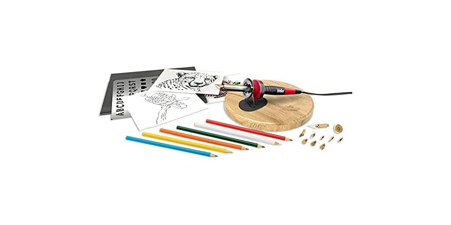 Weller Woodburning Project Kit, 28 Piece