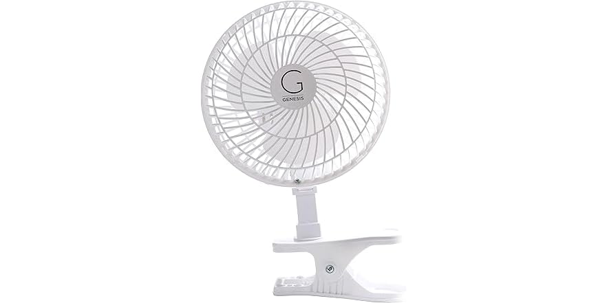 Genesis 6-Inch Clip Convertible Fan