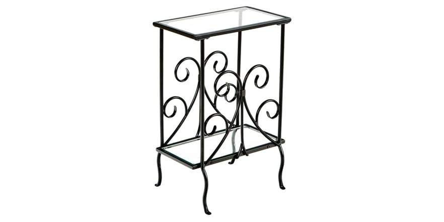 Decorative Metal Magazine Table