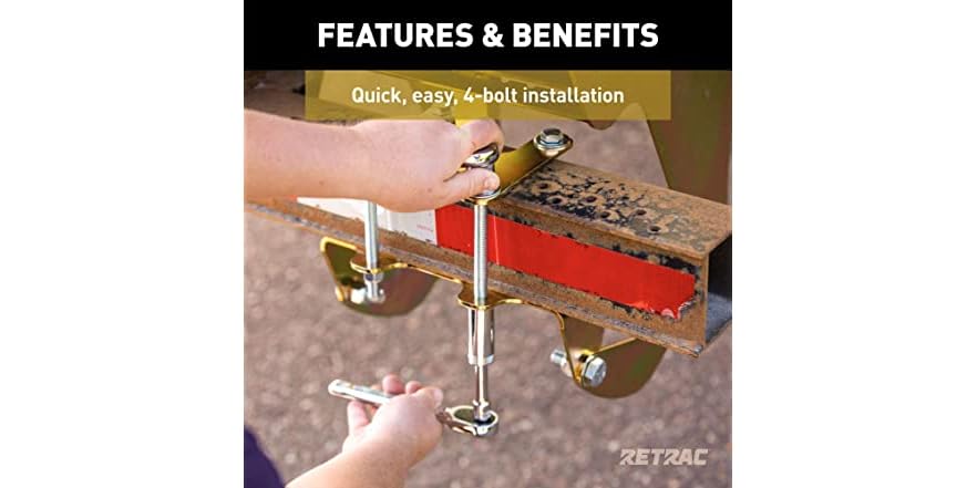 RETRAC Highrise Folding Rear Semi Truck Step