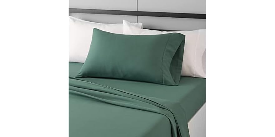 Amazon Basics 3 piece Lightweight Microfiber Sheet Set