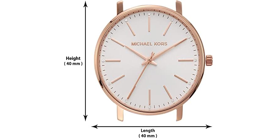 Michael Kors Women's Watch & Leather Strap