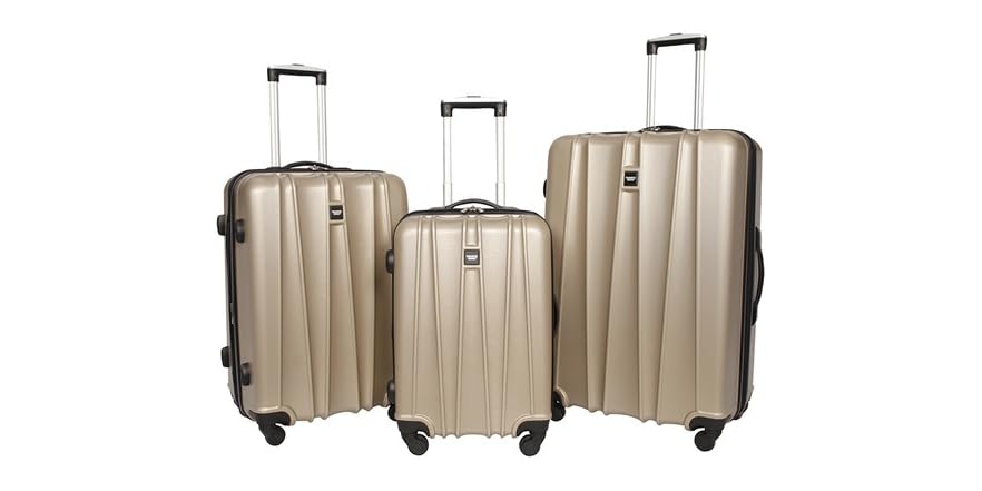 Sharper Image 3PC Hardside Luggage Set (5 Colors)