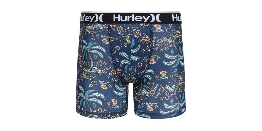 Hurley Men's 6-Pack Regrind Boxer Briefs