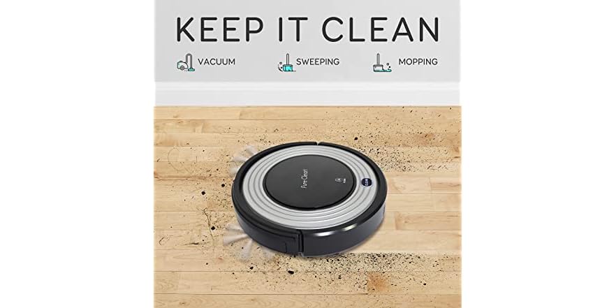 PURE CLEAN Wi-Fi Robot Vacuum Cleaner