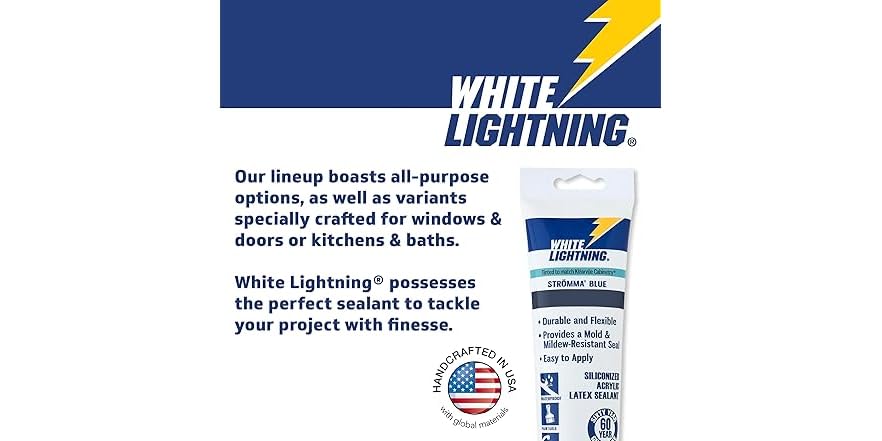 White Lightning WL30060 3006 Siliconized Acrylic Latex